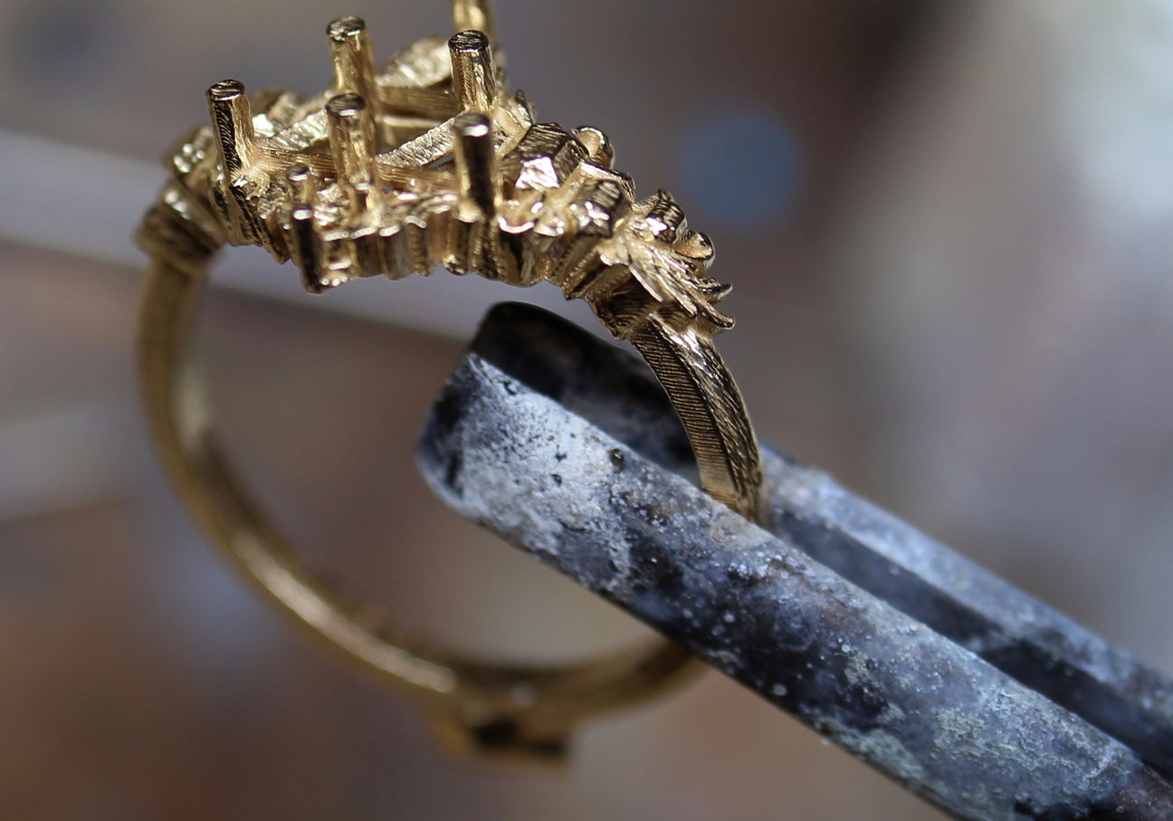 Custom Spiritual Stone of Fire Ring – Soulbound