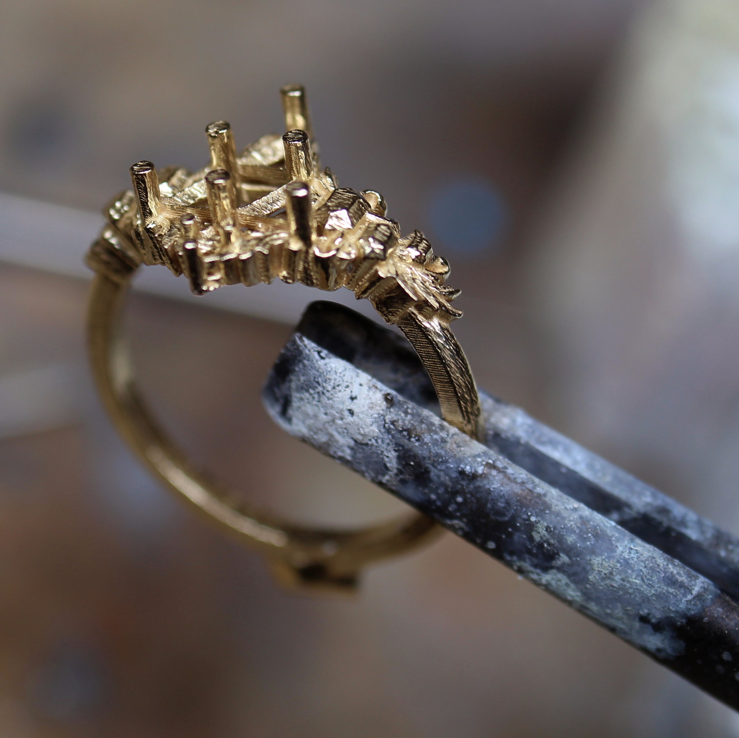 Custom Spiritual Stone of Fire Ring – Soulbound