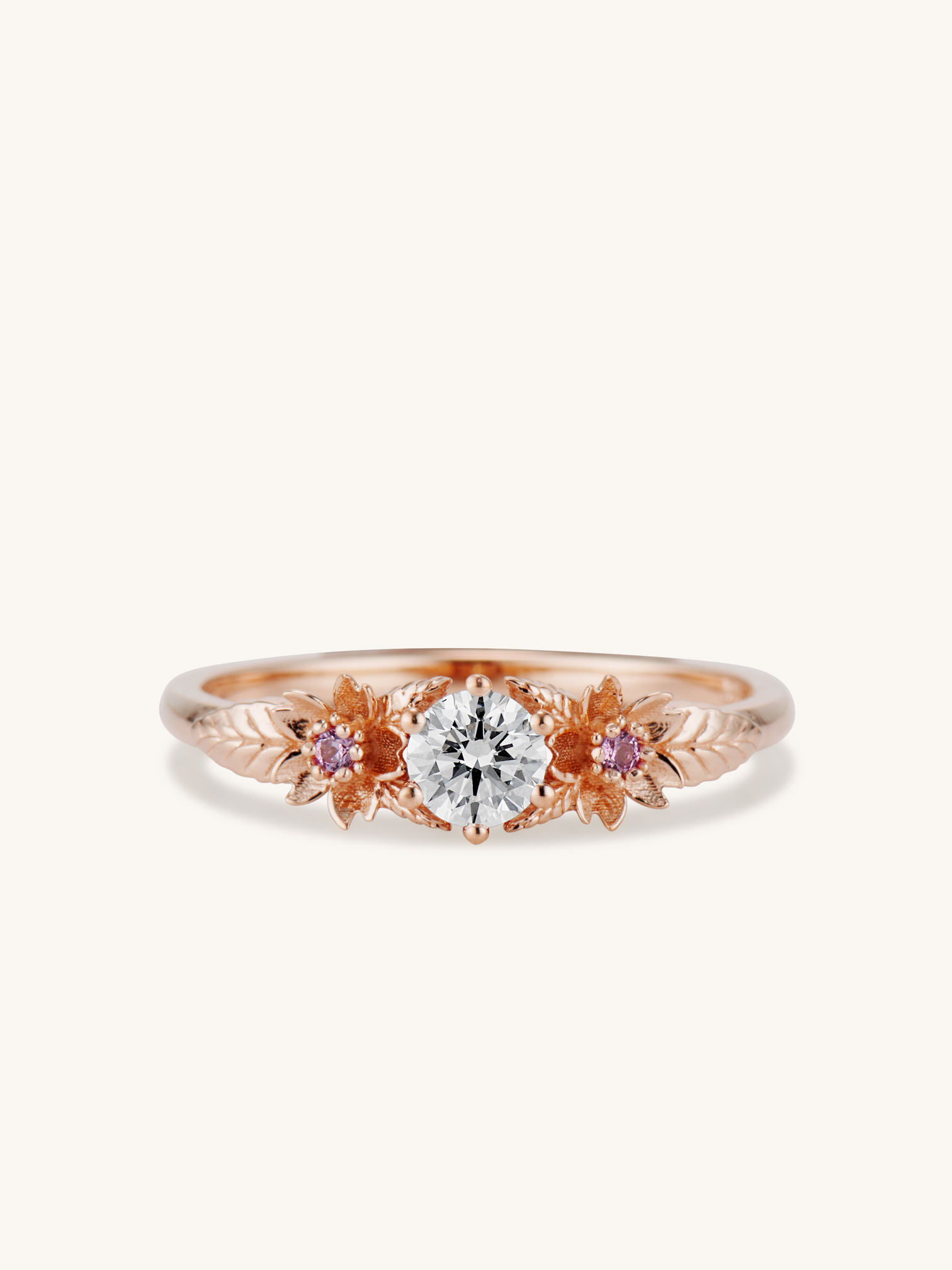 Sakura Ring, 0.25 ct. White Diamond – Soulbound