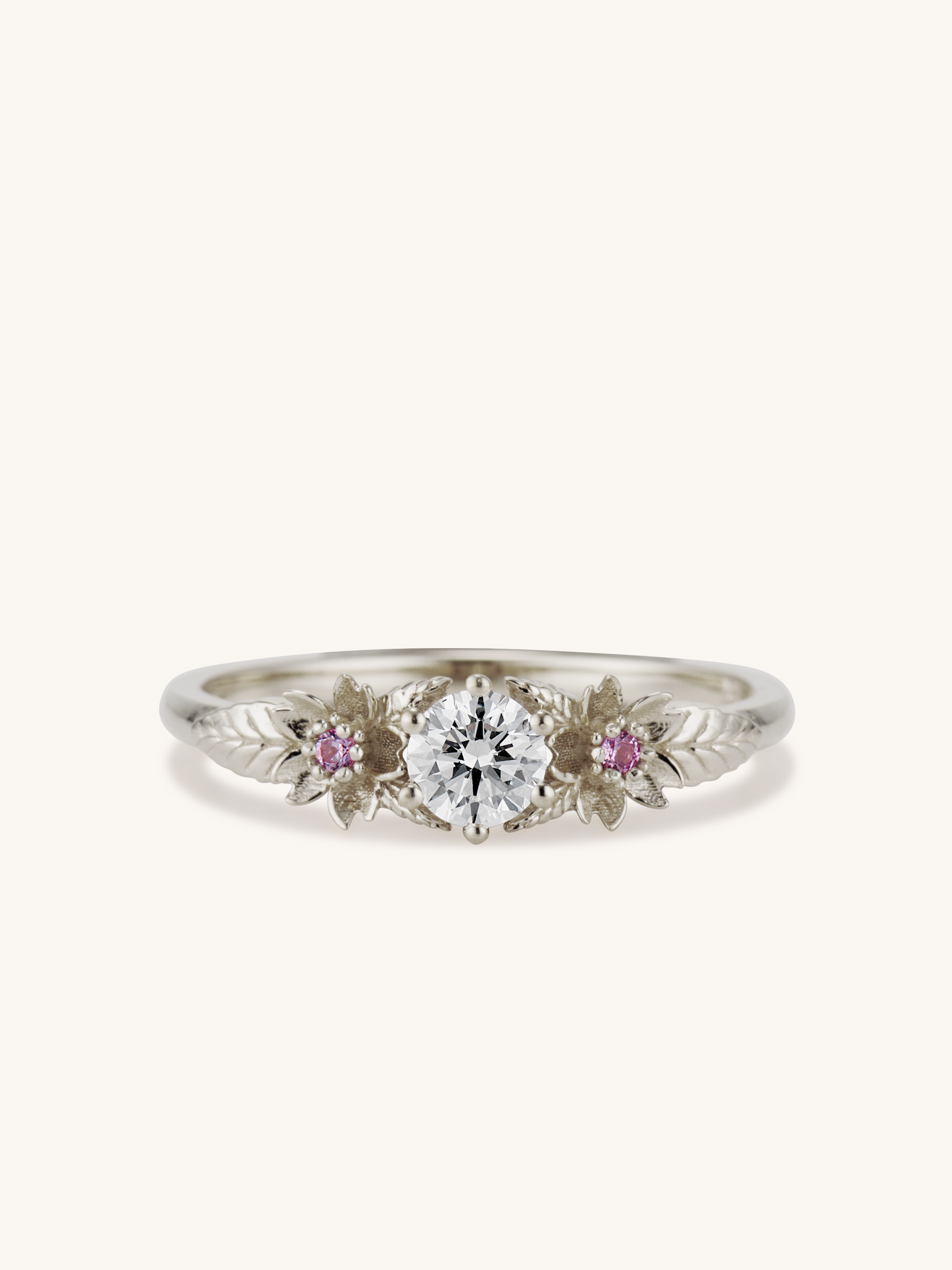 Sakura Ring, 0.25 ct. White Diamond – Soulbound