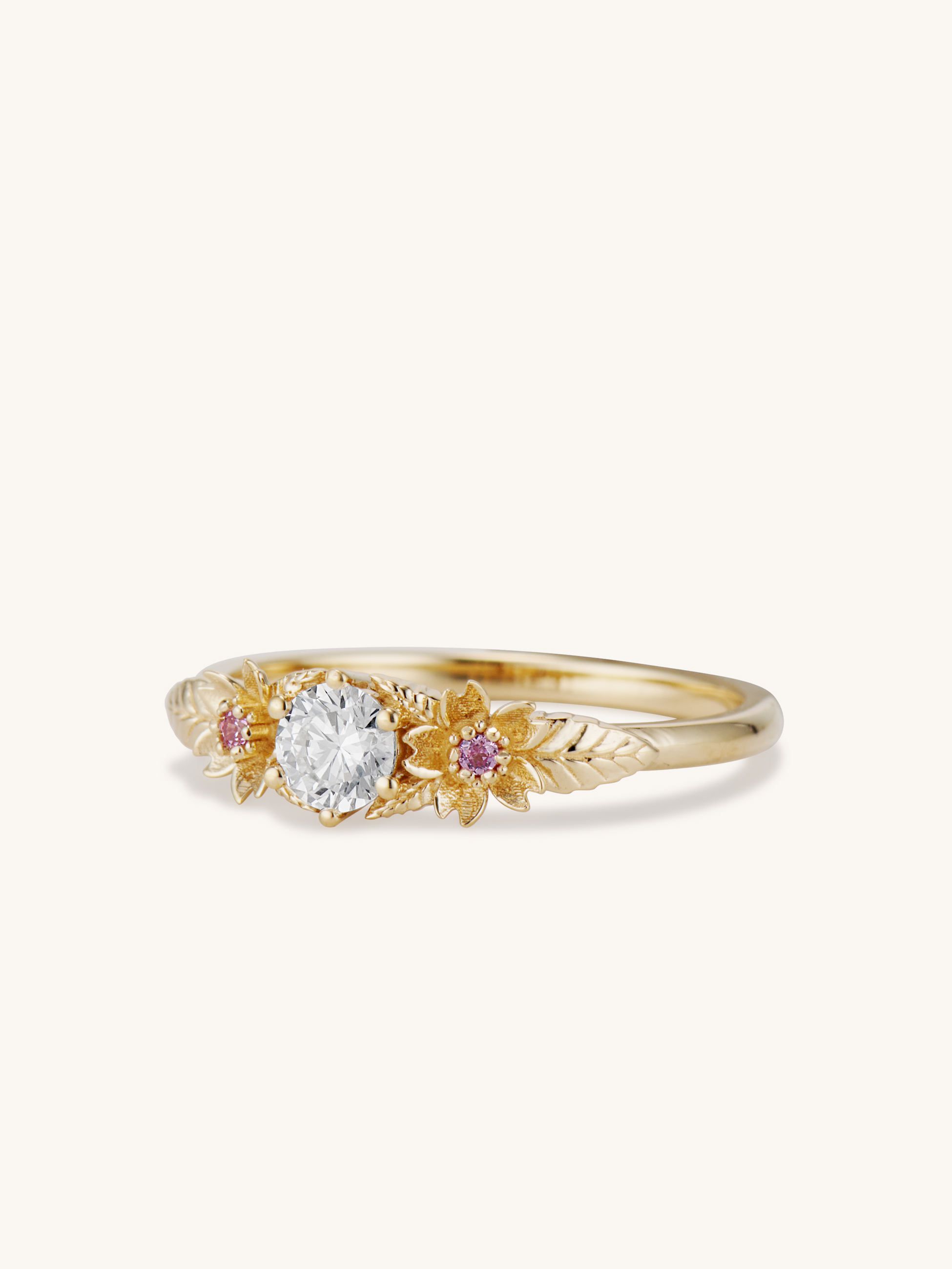 Sakura Ring, 0.25 ct. White Diamond – Soulbound
